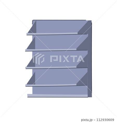 stand magazine rack cartoon vector illustrationのイラスト素材 [112930609] - PIXTA