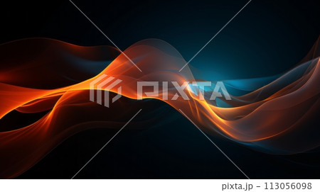 Dynamic abstract visual adds depth to projectsのイラスト素材 [113056098] - PIXTA