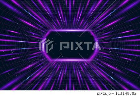 3d vector space background.のイラスト素材 [113149582] - PIXTA