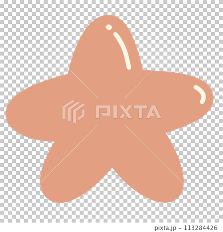 flat star icon on white backgroundのイラスト素材 [113284426] - PIXTA
