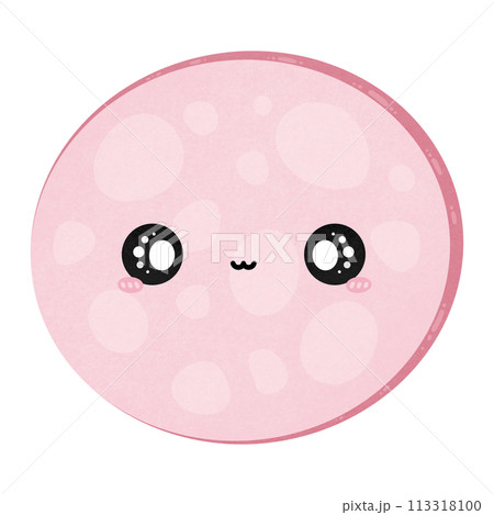 Cute Bologna Ham Mascot Character Kawaii...のイラスト素材 [113318100] - PIXTA