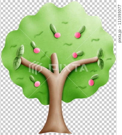 Trees that are fully grown - Stock Illustration [113393077] - PIXTA