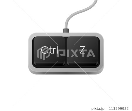 Ctrl Z or Copy Paste button combination....のイラスト素材 [113399922] - PIXTA