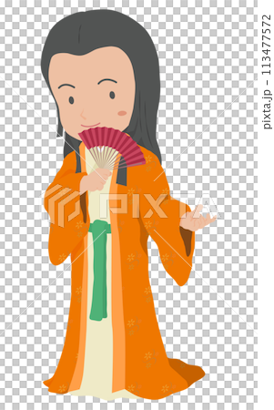 Samurai women of the Sengoku period - Stock Illustration [113477572 ...