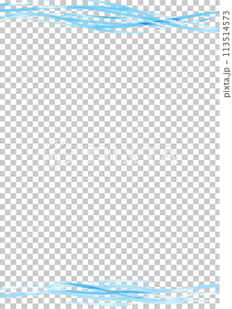 Refreshing light blue watercolor frame vertical 04 - Stock Illustration ...