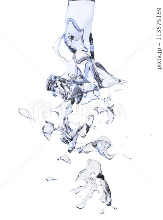 水しぶきのイラスト素材 [113575189] - PIXTA