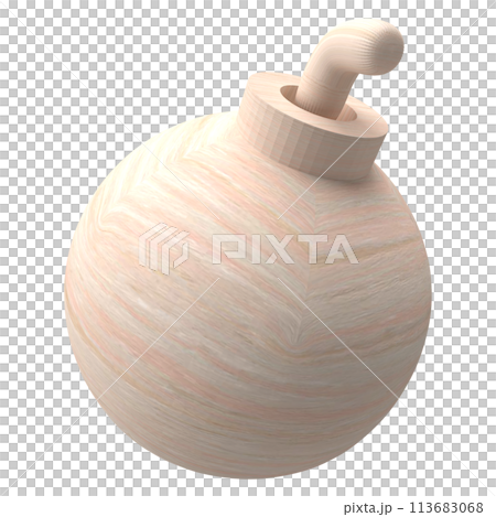 The wood bomb png image for decor your design...のイラスト素材 [113683068] - PIXTA