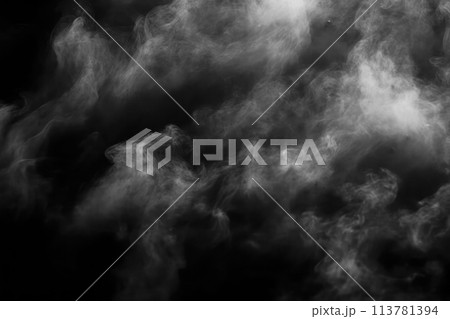 Mysterious black smoke enveloping darknessのイラスト素材 [113781394] - PIXTA