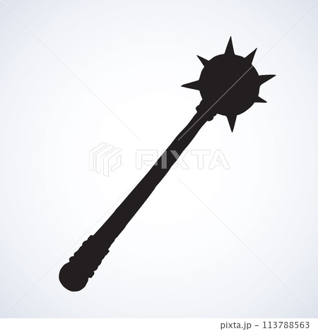 Mace. Vector drawingのイラスト素材 [113788563] - PIXTA