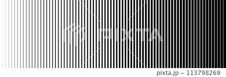Thin line halftone gradation texture. Faded...のイラスト素材 [113798269] - PIXTA