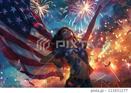 Colorful Childrens Book Illustration, Kids...のイラスト素材 [113831277] - PIXTA