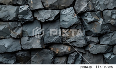 texture dark stone cubes, abstract backgroundのイラスト素材 [113840560] - PIXTA