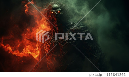 evil demon in hellのイラスト素材 [113841261] - PIXTA