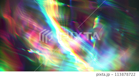 Rainbow light leaks, colors merging and...のイラスト素材 [113878722] - PIXTA