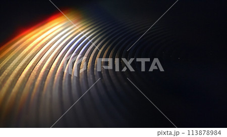 Monochromatic light diffraction pattern...のイラスト素材 [113878984] - PIXTA