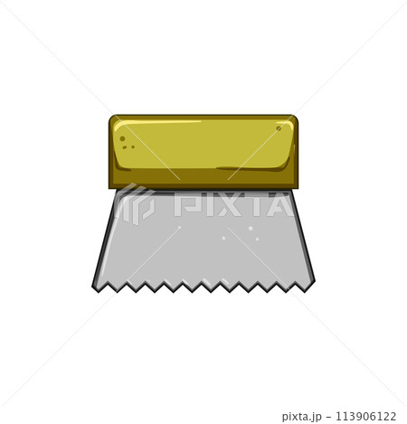construction notched trowel cartoon vector...のイラスト素材 [113906122] - PIXTA