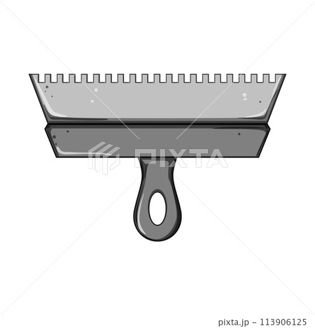 installation notched trowel cartoon vector...のイラスト素材 [113906125] - PIXTA