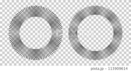 Radial Circular Patterns for Decorative Round...のイラスト素材 [113909614] - PIXTA