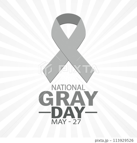 National Gray Dayのイラスト素材 [113929526] - PIXTA