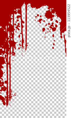 Scary frame of blood splatter, gore, and liquid... - Stock Illustration ...