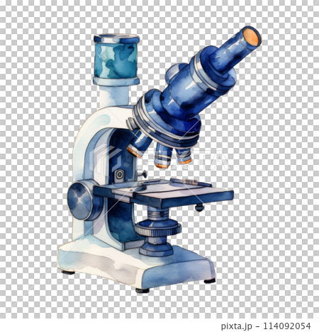 Watercolor Microscopes in Vibrant Colorsのイラスト素材 [114092054] - PIXTA
