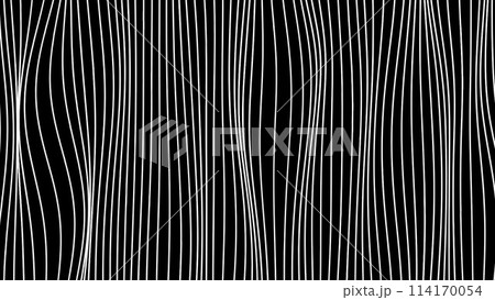 Hypnotic vertical lines move on black...のイラスト素材 [114170054] - PIXTA