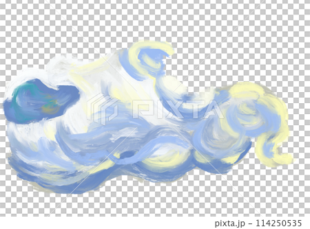 Vincent van gogh style wheat field cloud sky... - Stock Illustration ...