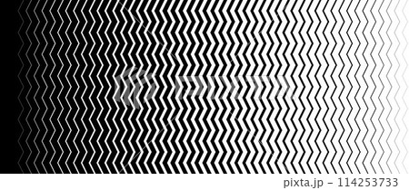 Zig zag line halftone gradation texture. Fade...のイラスト素材 [114253733] - PIXTA