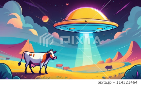 Cartoon Ufo Abduction