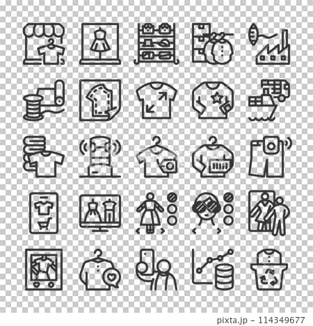 Apparel Industry Icons