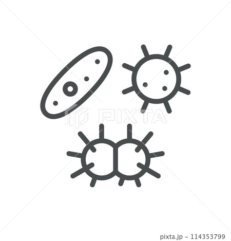 Sexually Transmitted Diseases Icon. Line Vector...のイラスト素材 [114353799 ...