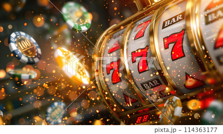 Casino Machine Dispensing Chipsのイラスト素材 [114363177] - PIXTA