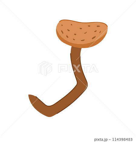 rust bent nail cartoon vector illustrationのイラスト素材 [114398483] - PIXTA