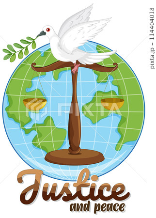 Justice and Peace Global Harmonyのイラスト素材 [114404018] - PIXTA