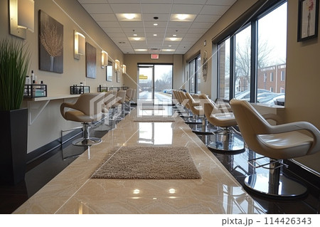 Modern beauty salon store