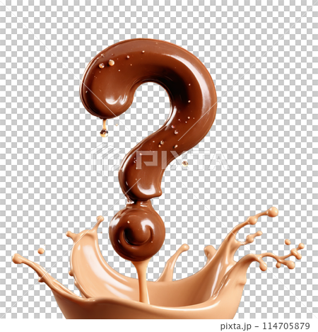 Milk Question Mark Solid Milk Chocolate BOOKMARK Brecon Chocolates
