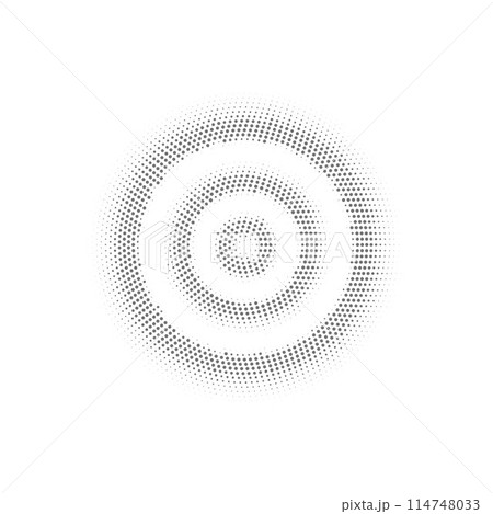 Dots grid rings, ripple effect, vector sound...のイラスト素材 [114748033] - PIXTA