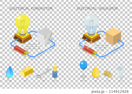 3D Isometric Flat Illustration of Electrical...のイラスト素材 [114912926] - PIXTA