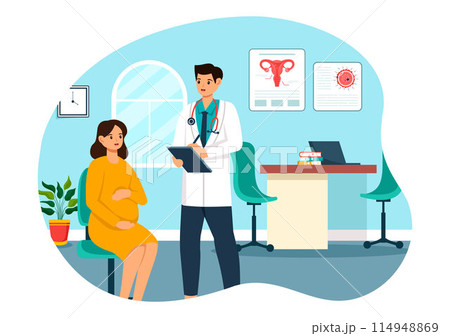 Reproduction Clinic Vector Illustration...のイラスト素材 [114948869] - PIXTA