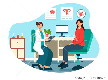 Reproduction Clinic Vector Illustration...のイラスト素材 [114948873] - PIXTA