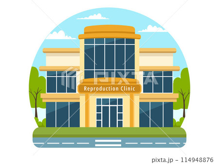 Reproduction Clinic Vector Illustration...のイラスト素材 [114948876] - PIXTA