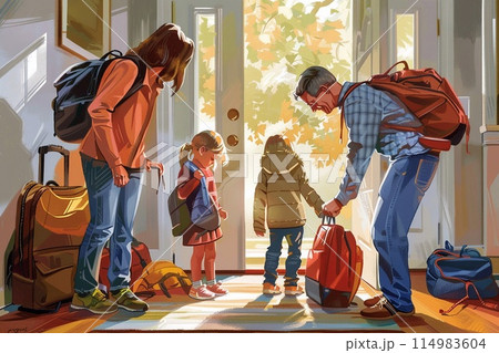 Parent-teacher conferences, the morning rush to...のイラスト素材 [114983604 ...