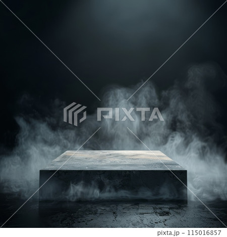 The misty aura adds intrigue to the solitary...のイラスト素材 [115016857] - PIXTA