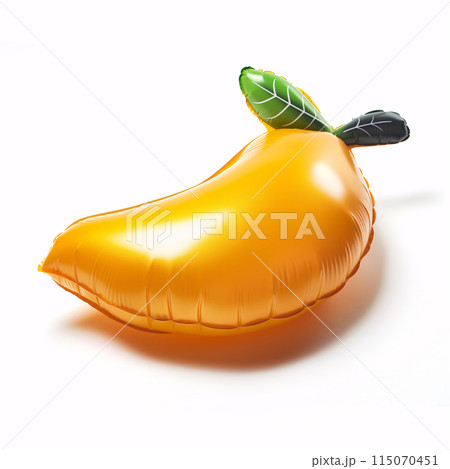 マンゴーの浮き輪、風船 Inflatable mango Pool Floatsのイラスト素材 [115070451] - PIXTA