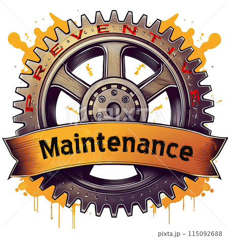Preventive Maintenance Logo Design. Generative AIのイラスト素材 [115092688 ...