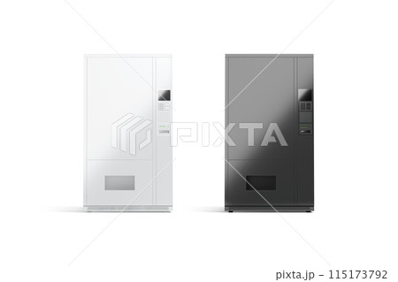 Blank black and white vending machine mockup,...のイラスト素材 [115173792] - PIXTA