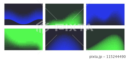 Dithering pattern wave background. Bitmap...のイラスト素材 [115244490] - PIXTA