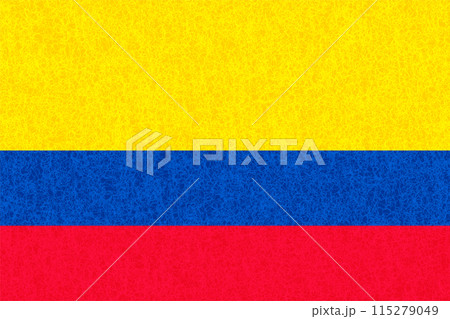 コロンビア 国 旗 水彩 背景のイラスト素材 [115279049] - PIXTA