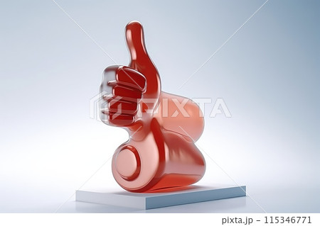 3d like, A sign of admiration and preference,...のイラスト素材 [115346771] - PIXTA