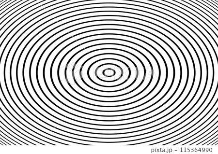 Oval Concentric Lines Pattern. Abstract...のイラスト素材 [115364990] - PIXTA